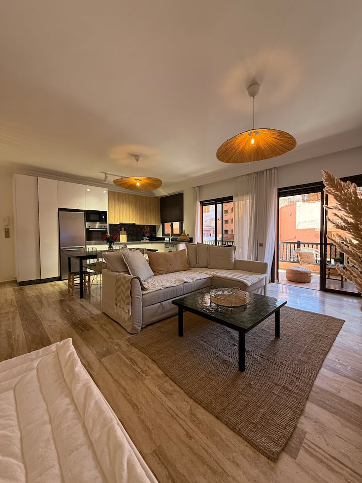 Superbe Appartement Avec 2 Terrasses - Marrakesh