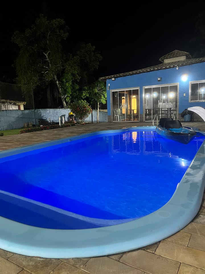 Casa á Beira-mar Com Piscina Familiar - Mangaratiba
