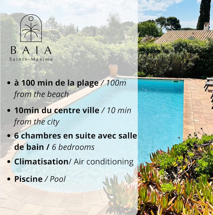 Superbe Villa Vue Mer Avec Piscine/plage à 100m - Costa Azul