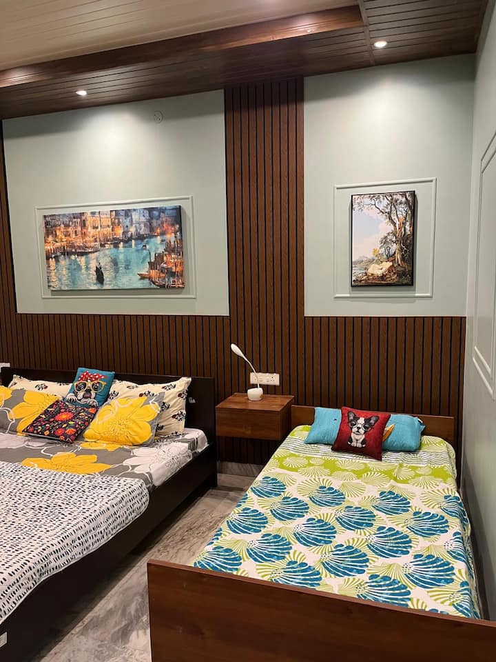 Riverside Palm- Luxe 1bhk-near Kamakhya/ihr-ac - Guwahati