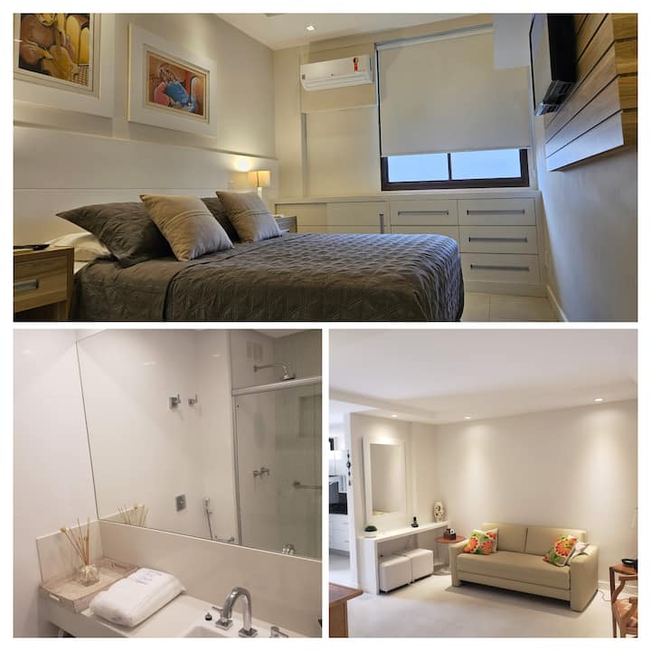 Leblon Ocean Flat Quarto E Sala - Rio de Janeiro