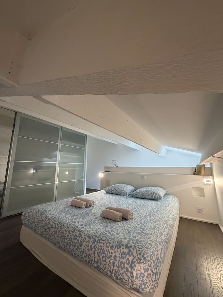 Duplex-terrasse 44m², 4 Pers., Wifi, Parking - Sainte-Maxime