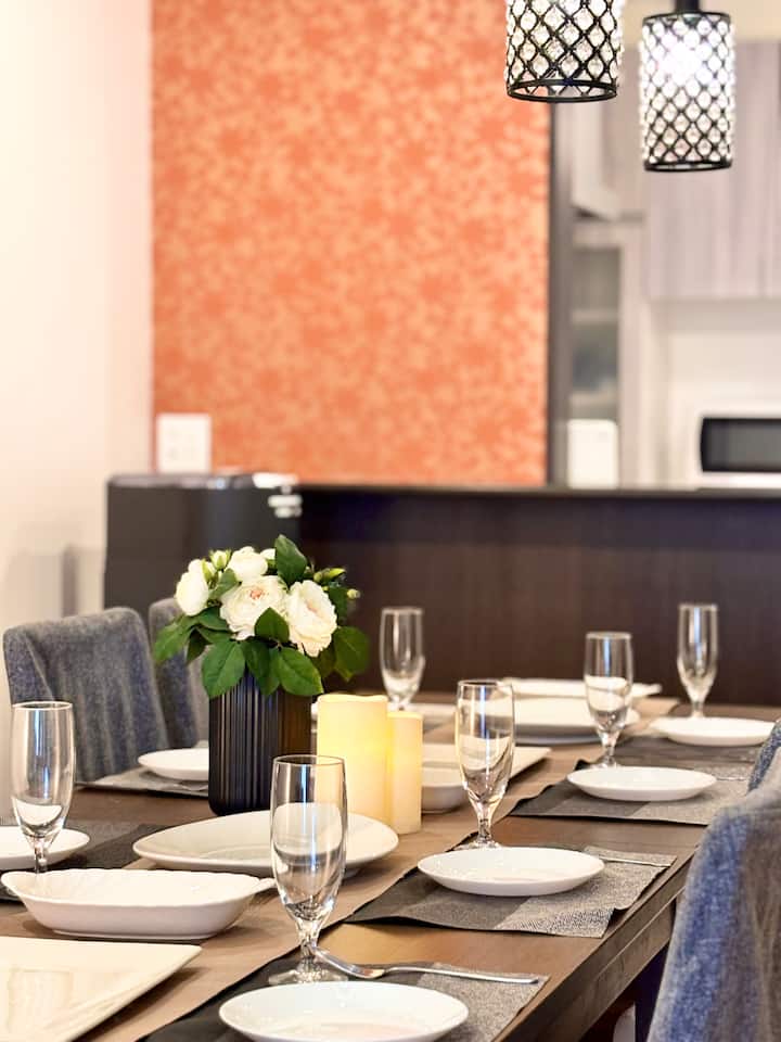 Usj 5min｜140㎡｜2baths 3toilets｜6beds｜parking - 오사카시