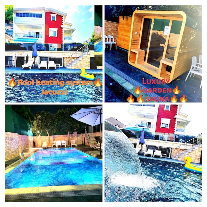Grand Palace Belek  Heated Pool+sauna (14 People) - Serik