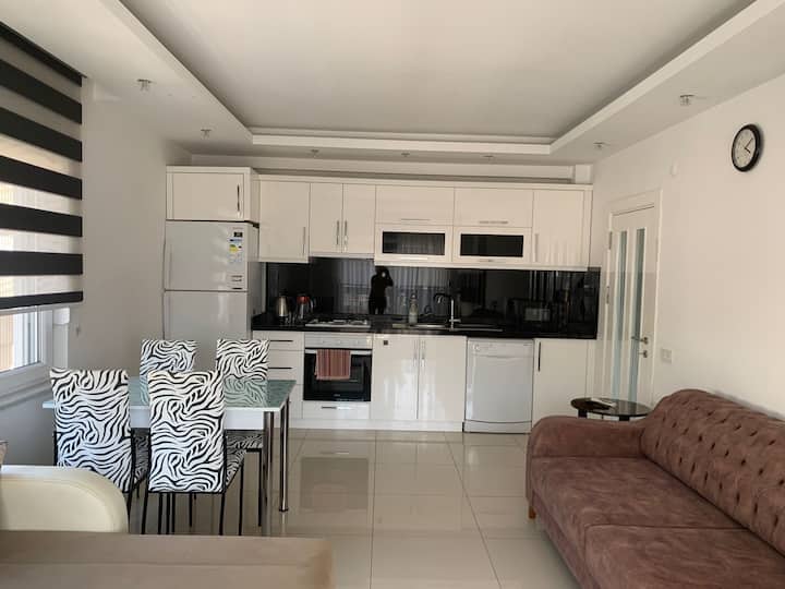 Квартира 1+1 Алания, пляж Клеопатра - Alanya