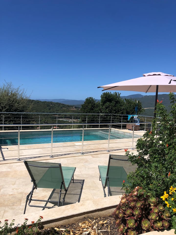 Chez Sandrine 2a,  Rez De Villa + Piscine - Korsika
