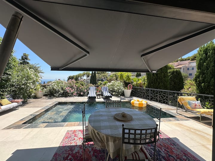 T3 Luxe Vue Mer - Plage de Cassis