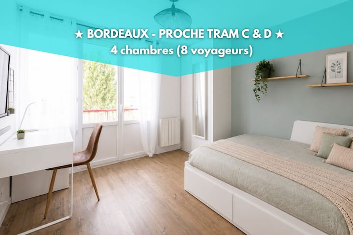 Life&travel - Appart Bordeaux - 4 Chambres - Bordeaux