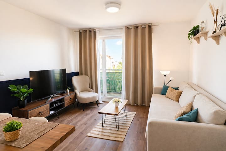 Appartement Calme Avec Balcon 3 Pers Proche Paris - Courbevoie