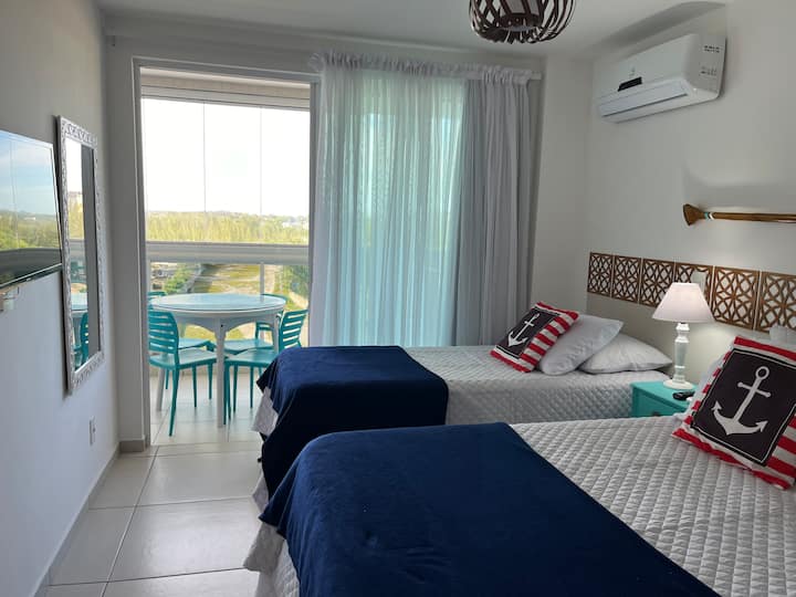 1 Qt/wifi/ar/varanda/gar/piscina - Arraial do Cabo