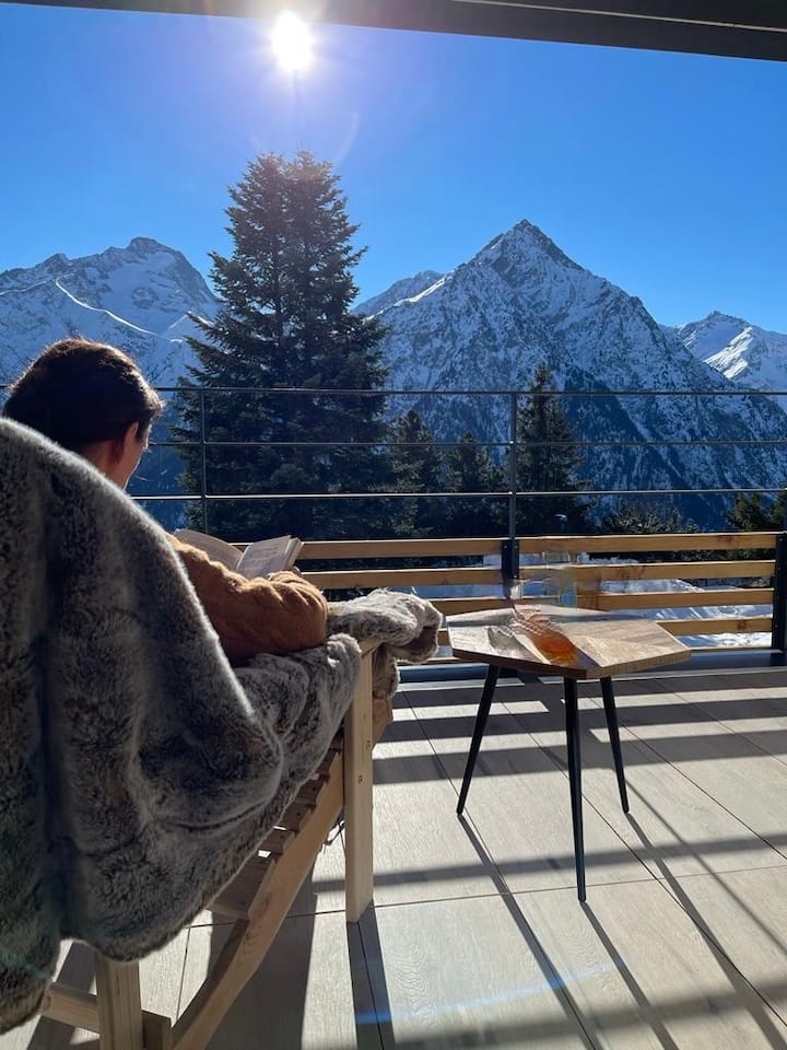 Appartement 2 Chambres 2 Bains Terrasse Et Parking - Les Deux Alpes