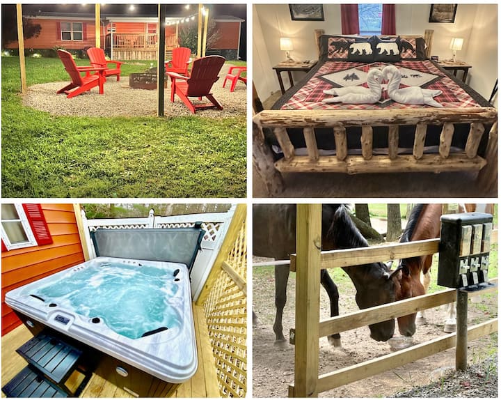 2 Br Retreat, Hot Tub, King Size Bed, Logan Ohio - Ohio