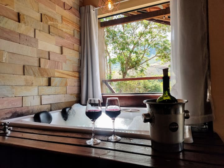 Chalé Completo Perfeito Para Escapada Romântica - Santo Antônio do Pinhal