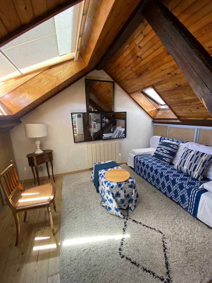Cozy Attic In The Old Town Of Ferney Voltaire - Saint-Genis-Pouilly