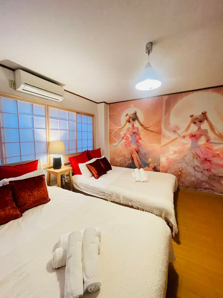 2f 大国町駅徒歩6分/難波・道頓堀・心斎橋徒歩圏内/木津市場すぐ/最大6人/貸切り/アクセス便利 - Dotonbori