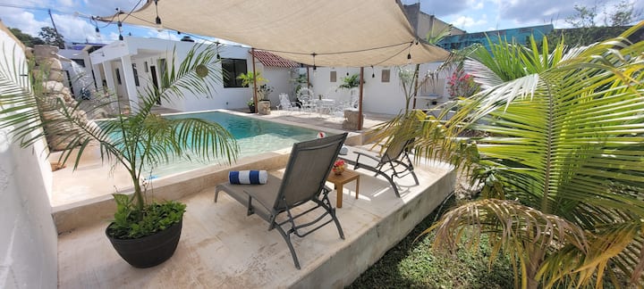 Casa Maya Mérida. Amplia, Centro, Alberca. - Mérida
