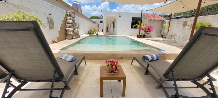 "Casa Maya Mérida", Centro, Alberca, Amplia. - Mérida