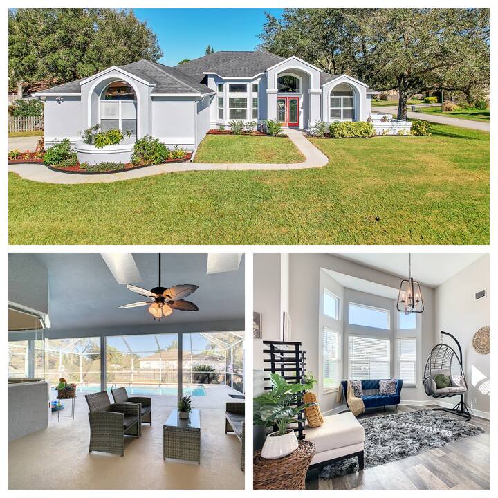 Luxury Relaxing Home With Heated Pool - Palm Bay, FL