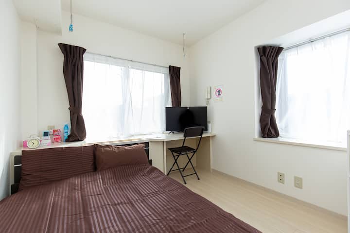 408　北初富駅すぐ！成田空港へ直通｜格安個室｜一人旅・出張・前泊に最適｜コスパ重視の1室 - Préfecture de Chiba