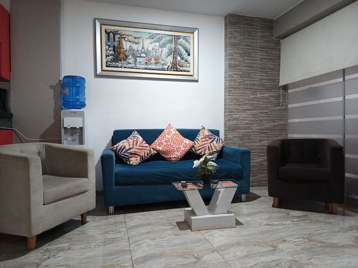 Estadía Palmira,  Apart.  01  Piso, 90m2, 03 Hab. - Chiclayo