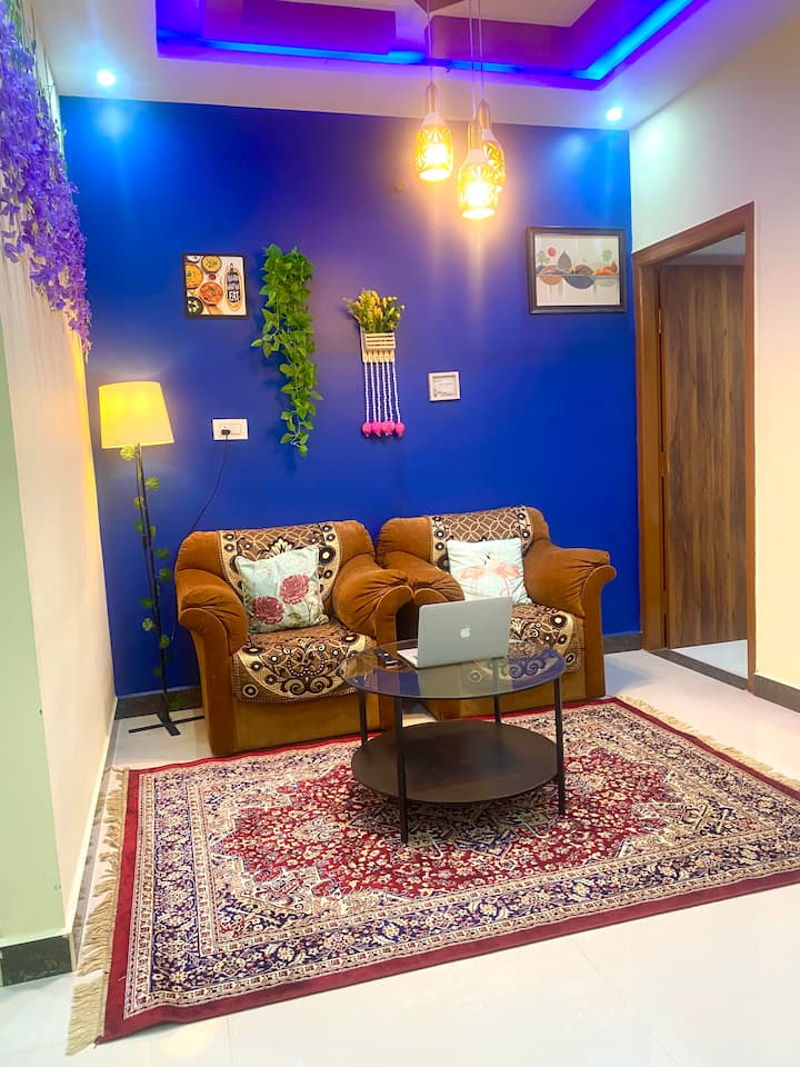Stylish 1bhk Home | Balcony | Wi-fi | Ecity - Bangalore