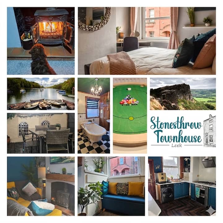 Stonesthrow Townhouse In Centre Of Leek - Rudyard Lake