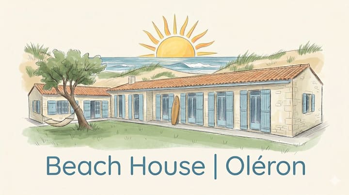 Immense Maison Et Jardin à 300m De L'océan (8 Ch.) - Saint-Denis-d'Oléron