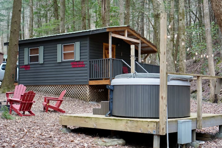 F Stream-side Cabin In The Forest! - Fort Mountain State Park, Chatsworth