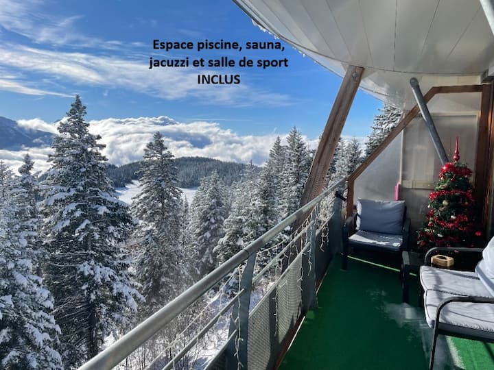 Magnifique Appartement Vue Et Terrasse Plein Sud - Chamrousse