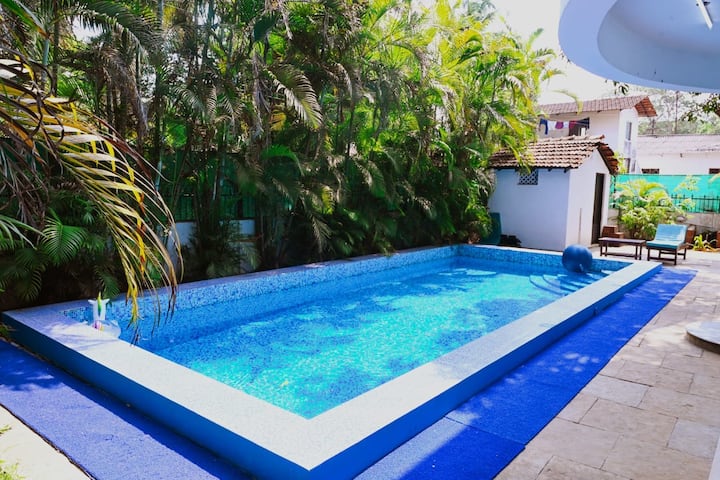 4 Bedroom Private Pool Villa, Anjuna Beach - Goa