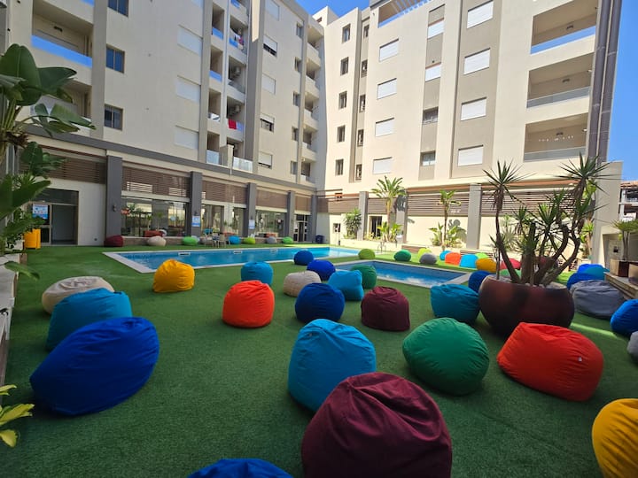 Appartement Avec Piscine Station Balnéaire - Nabeul‎