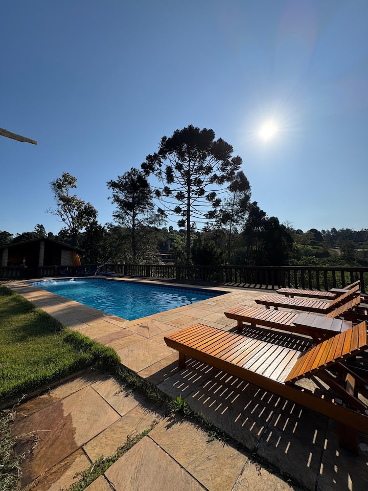 Chácara Em Ibiúna Com Piscina E Vista Incrível - Ibiúna