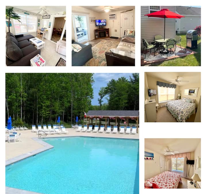 Cozy 2br Cottage W/sunroom. Sleeps 6! Huge Pool - Ogunquit, ME