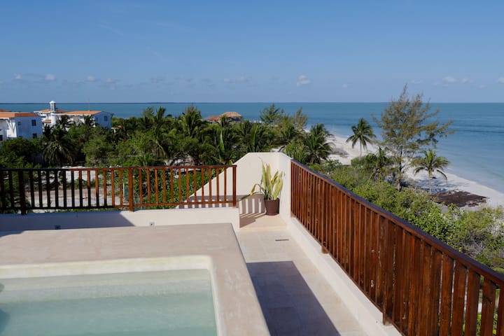 Seaside Penthouse With Private Pool & Sunset Views - Holbox