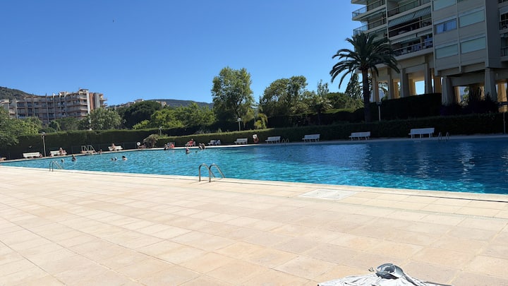 Studio Cosy Vue Marina Piscine 4 Voyageurs - Mandelieu-la-Napoule