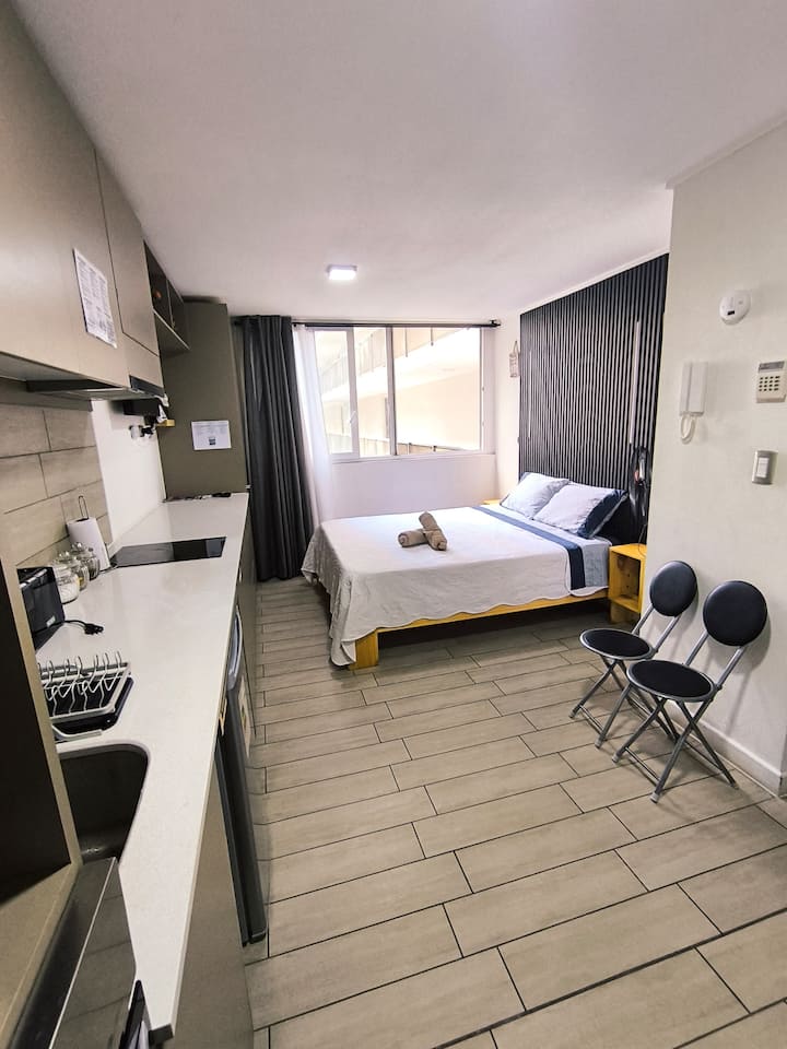 Apartamento Studio: Pasos A Plaza Armas Y Cerros - Santiago, Chile