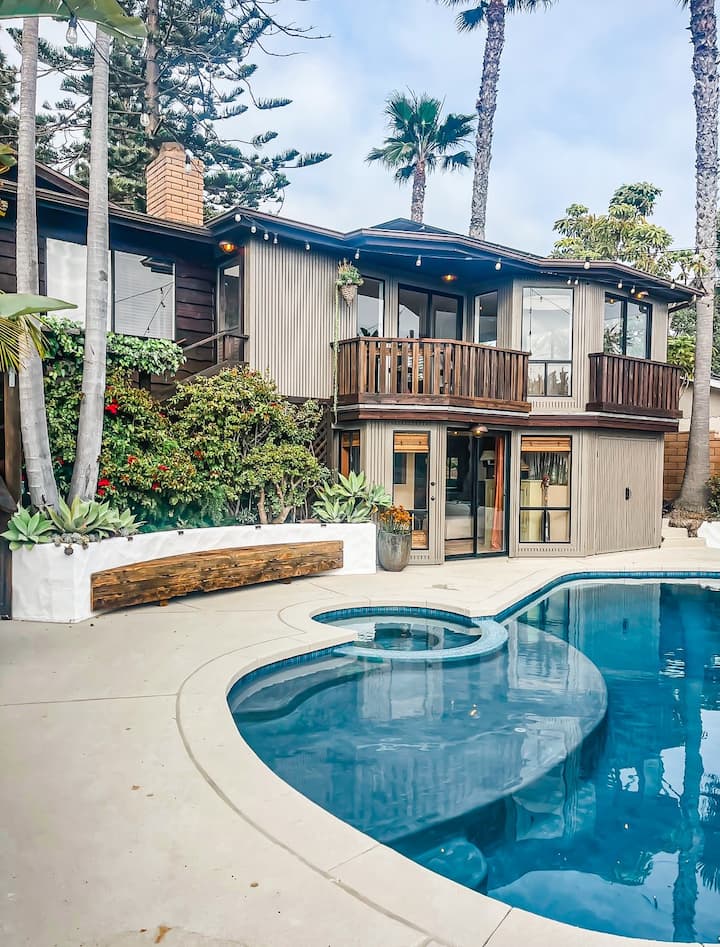 Family Friendly Beach Cabin, Pool And Yard - Oceanside, Californie