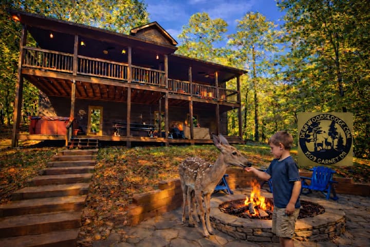 Secluded Mountain Cabin W/ Hot Tub • Fire Pit - Ellijay, GA