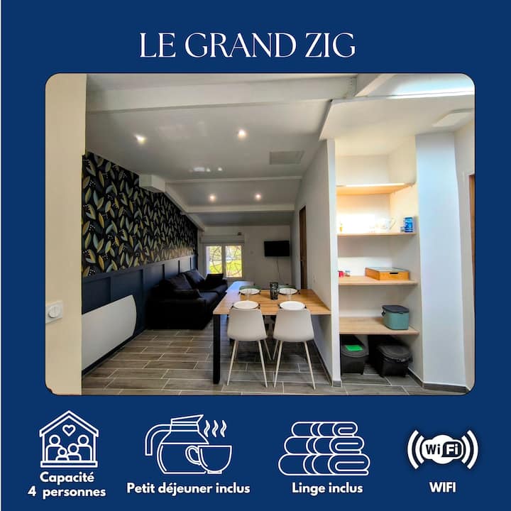 Le Grand Zig - Petit Déj, Piscine, 10mn Puy Du Fou - Les Epesses