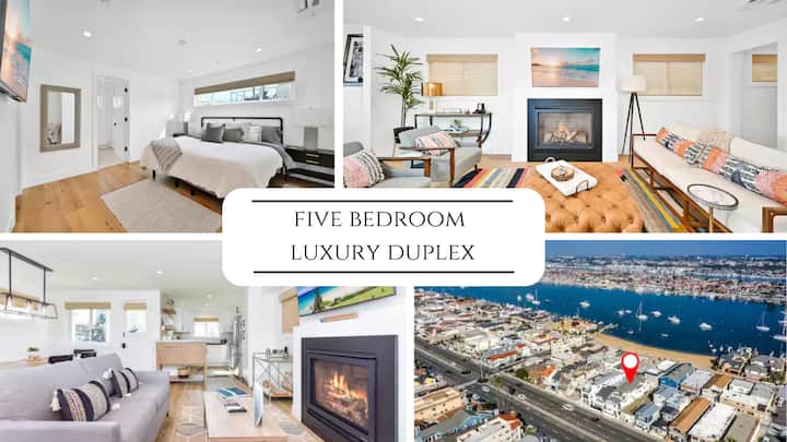 5 Bedroom Luxury Duplex Across From The Beach - Costa Mesa, CA
