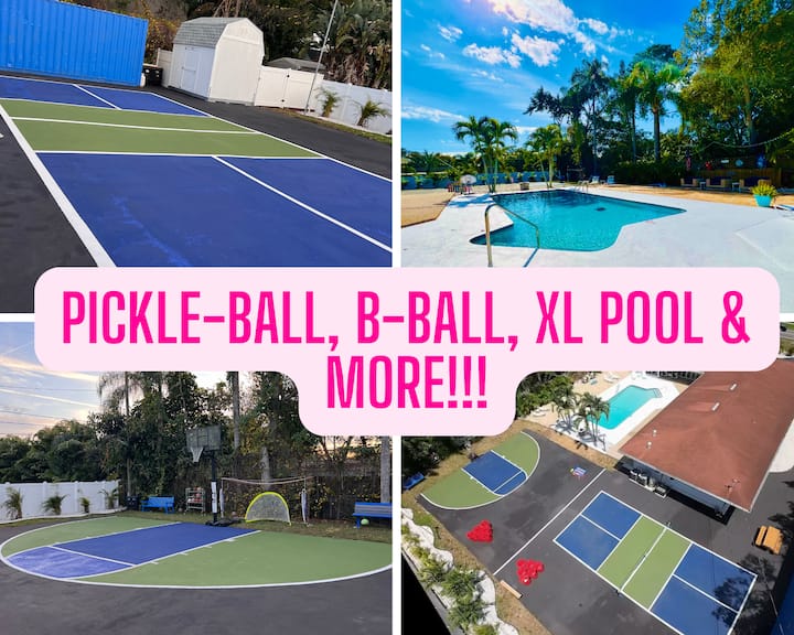 Fl Gem! Xl-pool | Pickleball |
B-ball & More! - Clearwater, FL