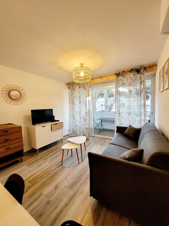 Appart 37 M ², Parking,wifi,centre Ville-port,clim - La Grande-Motte