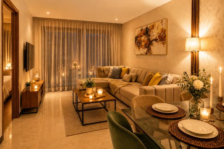 Appartement Chic Triangle D'or + Parking - Casablanca, Maroc