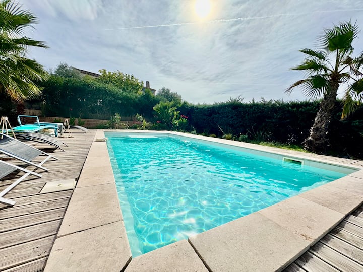 Haut De Villa 95m2 Avec Piscine Et Jardin - Puget-sur-Argens