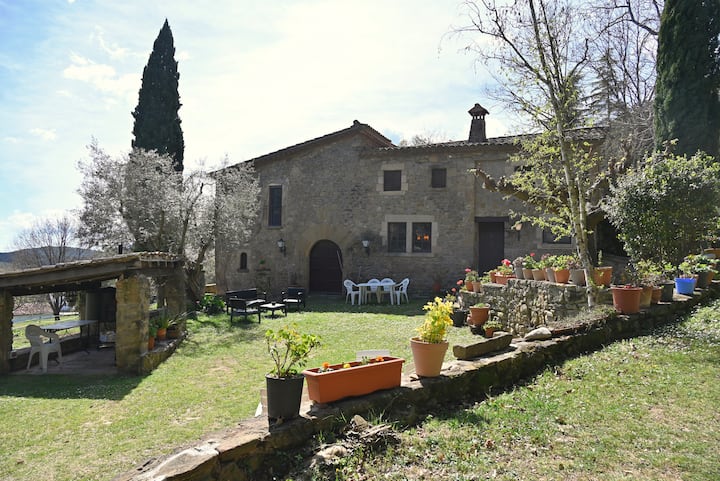 Quiet Artful Masia Near Brugent Pools And Forests - Santa Pau