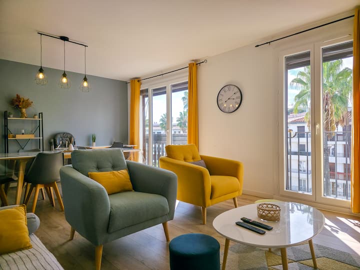 Grand Appartement | 3 Chambres | Lumineux | Calme - Perpignan