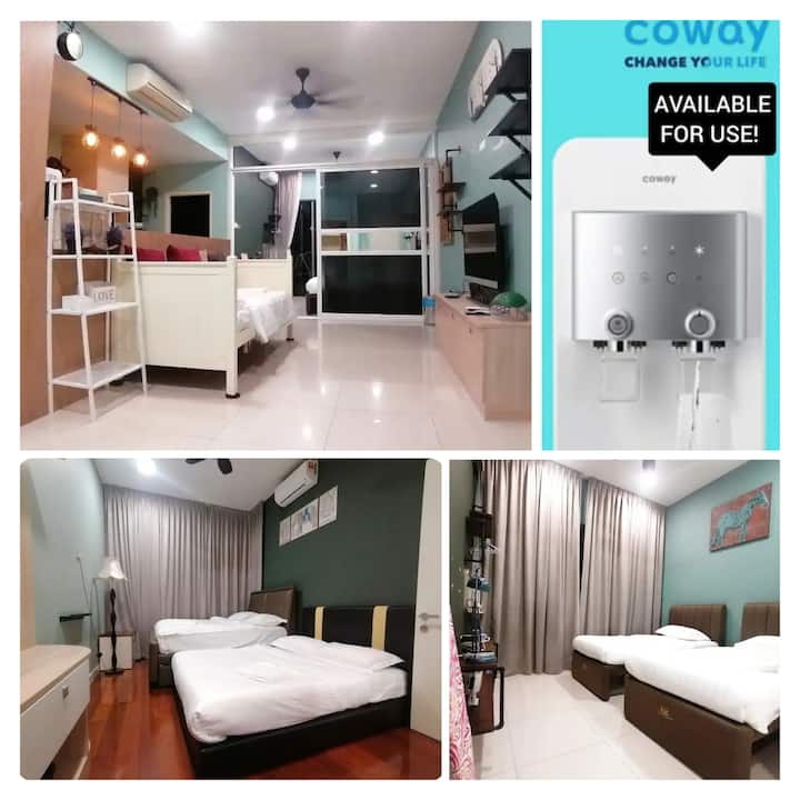 Imago Mall-3 Bedrooms (Near Lift) 9 Pax - Kota Kinabalu