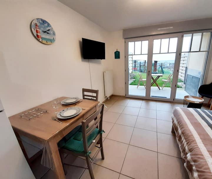 Studio Neuf Avec Parking Privé - Plage Le Crotoy