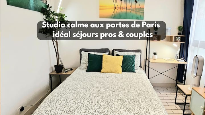 Studio Calme Aux Portes De Paris | Pro & Couples - Montreuil