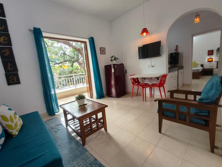 Siesta-750 Meters From Calangute Beach In A Resort - ゴア